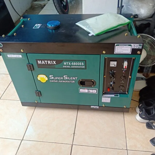 Genset Matrix MTX-6800ES | Generator & Genset | Siplah Masmedia