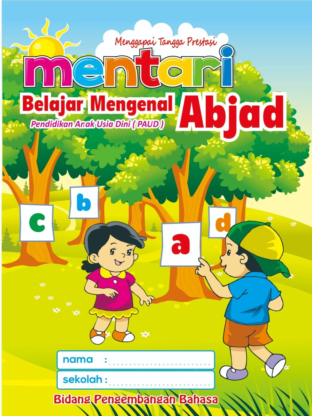 MENTARI BELAJAR MENGENAL ABJAD PAUD | Buku Tulis Sekolah | Siplah Masmedia